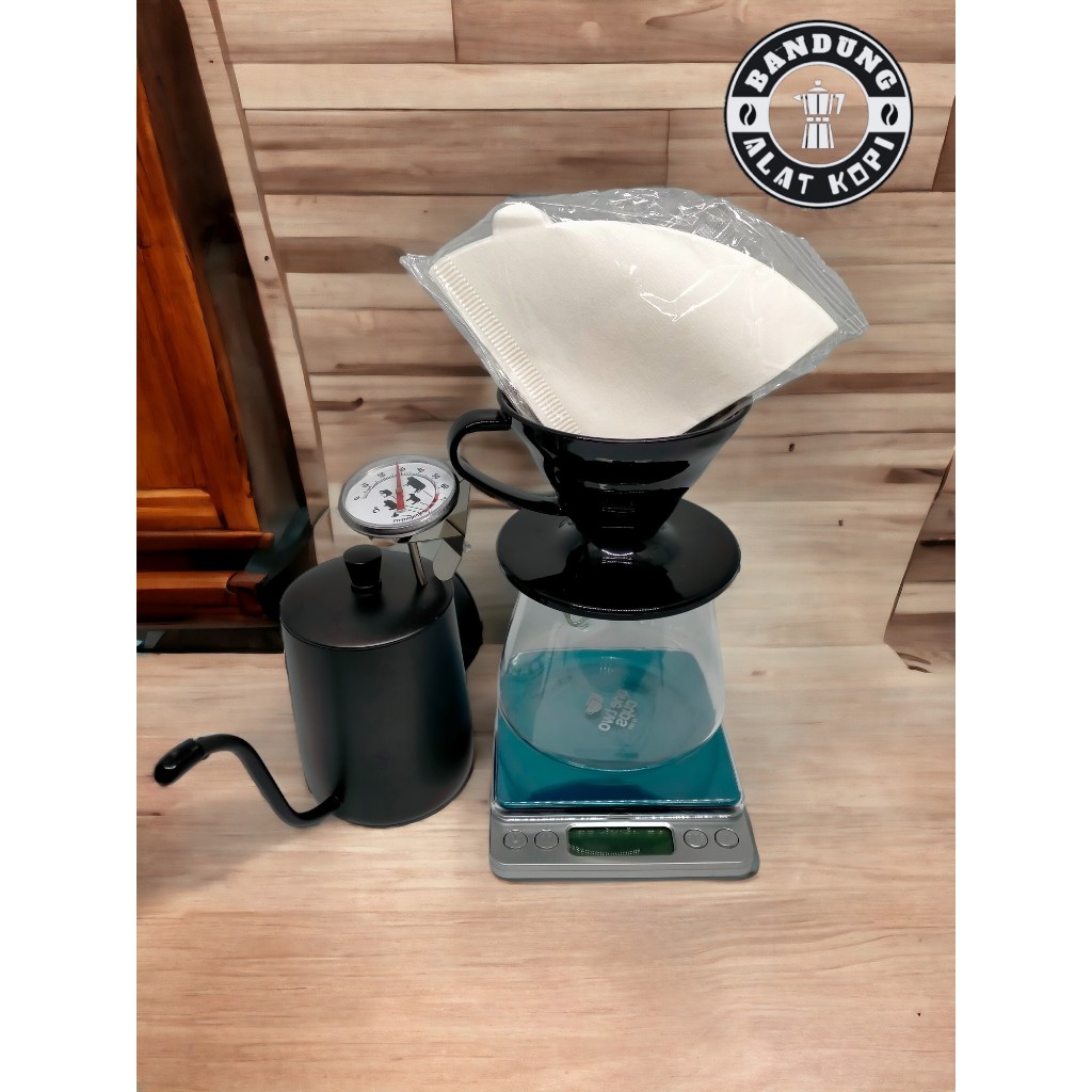 Jual Paket Alat Kopi Manual V60 / manual brew kopi | Shopee Indonesia