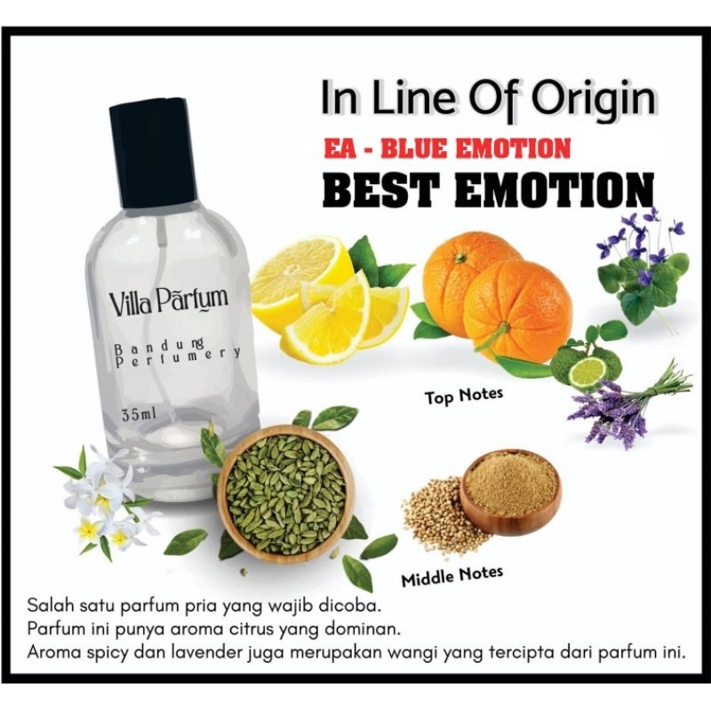 Jual Parfum BLUE EMOTION (BEST EMOTION)Villaparfum | Shopee Indonesia