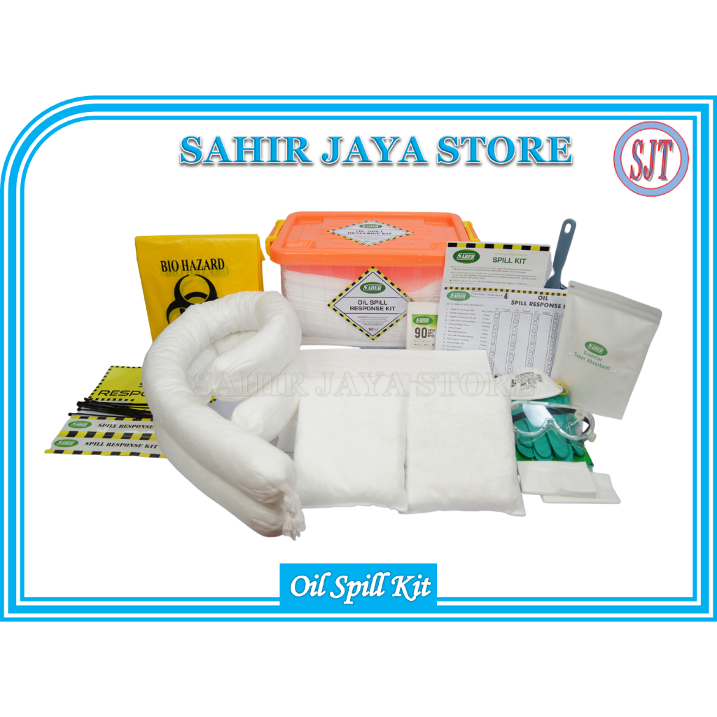 Jual Oil Spill Kit 45 Liter Oil Spill Kitt 45L Spill Kit 30 Liter Kemasan Box Transparan ...