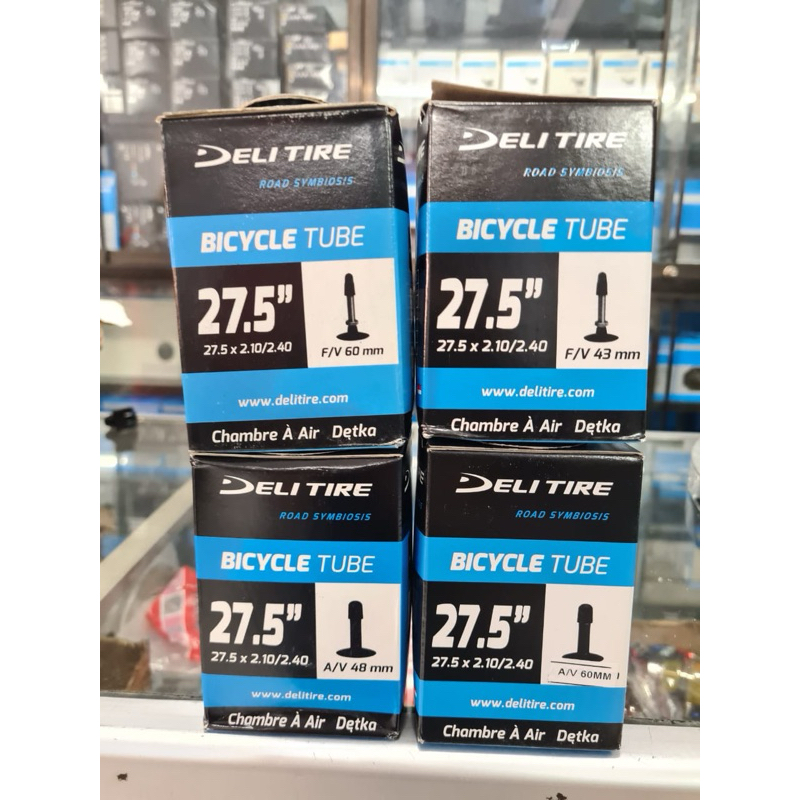 Jual Ban Dalam Sepeda MTB 27.5 x 2.10 - 2.40 COP PENTIL FV / PRESTA / AV / COP MOTOR DELI TIRE ...