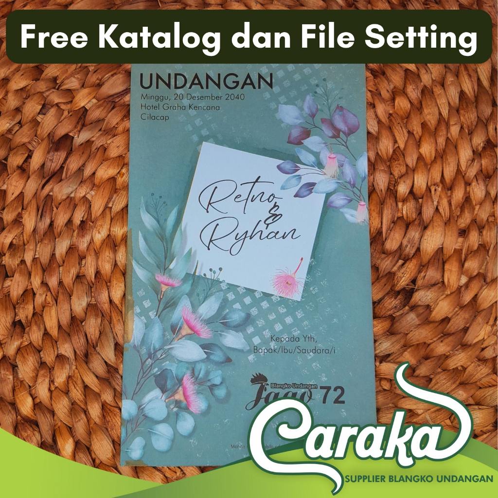 Jual Kartu Undangan Pernikahan atau Kertas Undangan atau Blangko ...