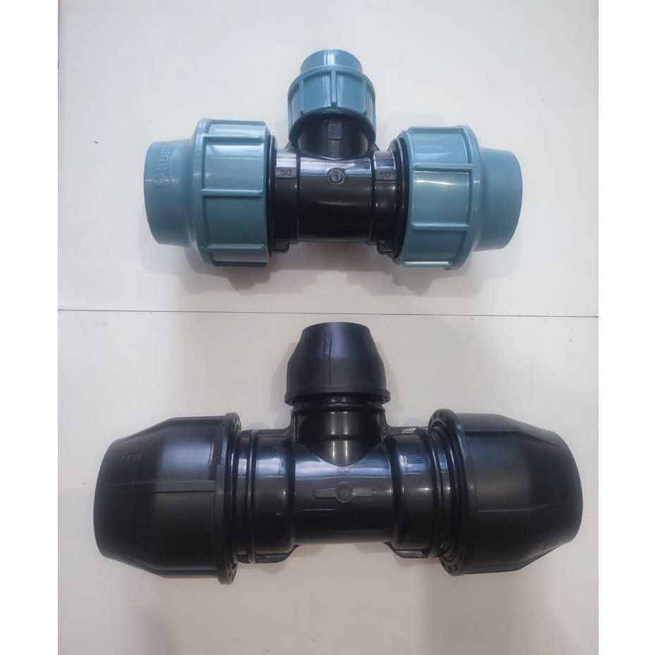 Jual Fitting Hdpe Tee Reducer 90 mm (3 inch) x 63 mm (2 inch) | Shopee Indonesia