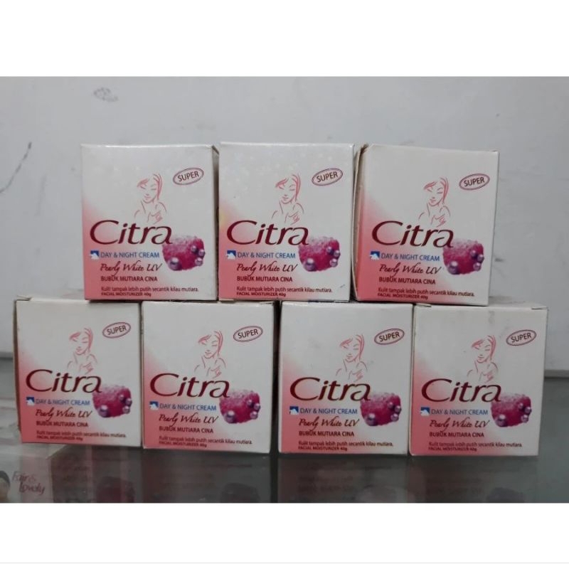 Jual DAY & NIGHT CREAM PEARLY WHITE UV BUBUK MUTIARA CINA CITRA SUPER ...