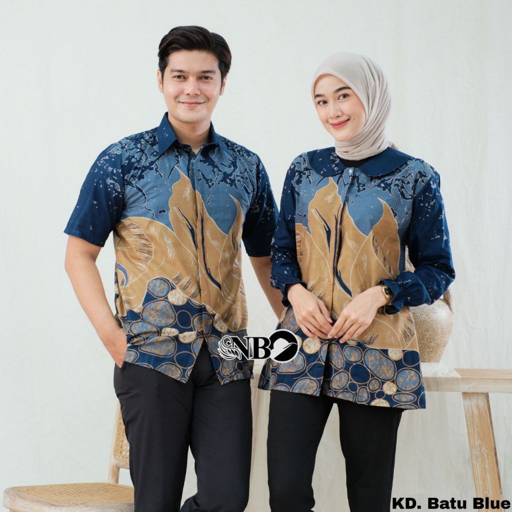 Jual BATIK COUPLE MOTIF BATU ALAM BATIK PEKALONGAN 2024 | Shopee Indonesia