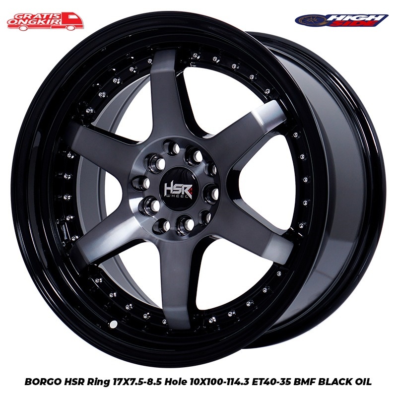 Jual Velg Racing Ring 17 Mobil Xenia New, Avanza New, Livina New, Civic, Ertiga Hsr Borgo ...