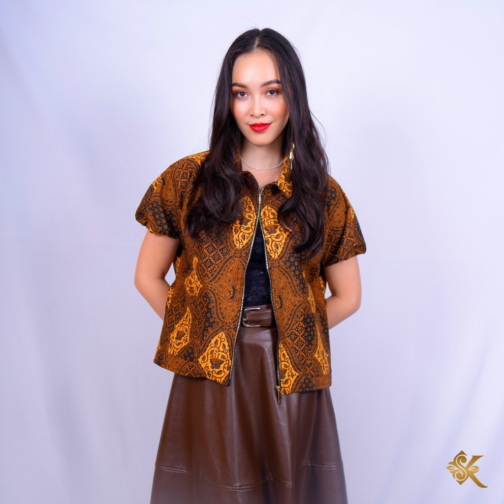 Jual Niscala Outer Batik / Outer Atasan Wanita Batik / Outfit Batik ...
