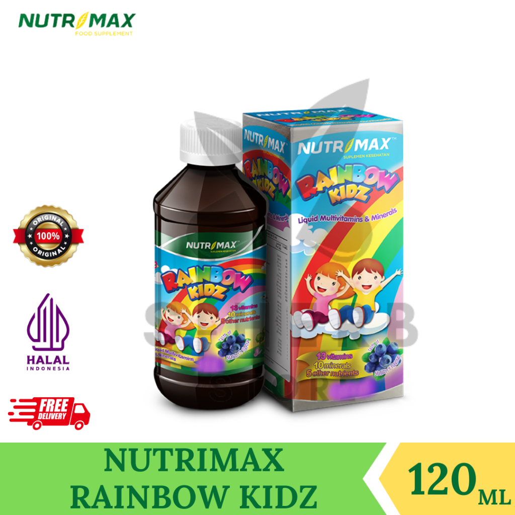 Jual Nutrimax Rainbow Kidz Syrup - 120ml | Shopee Indonesia
