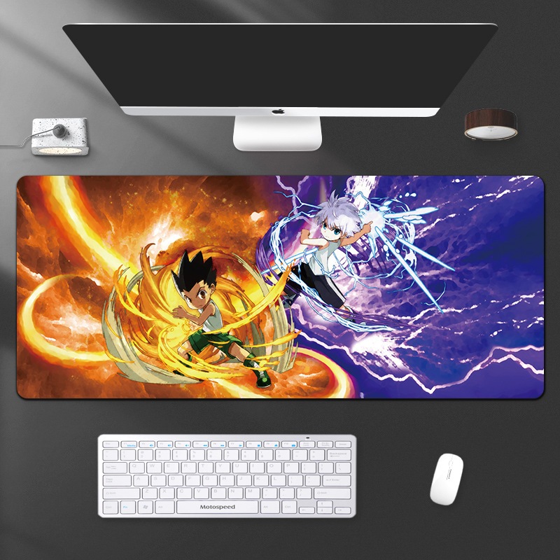 Jual Mouse pad anime hunter x hunter gon killua 80 x 30 | Shopee Indonesia
