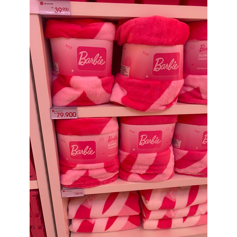 Jual selimut barbie x miniso blanket barbie | Shopee Indonesia
