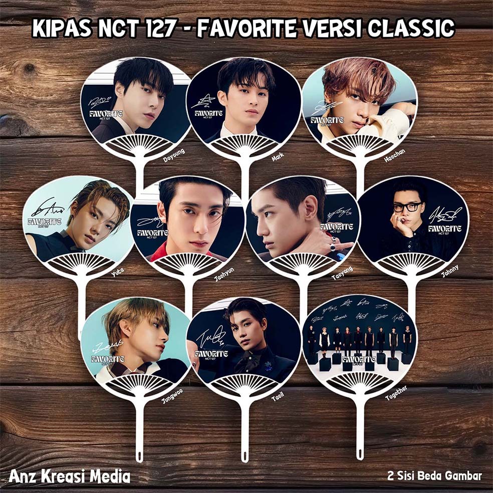 Jual (READY STOCK) KIPAS KERANG NCT 127 FAVORITE VERSI CLASSIC - KIPAS ...
