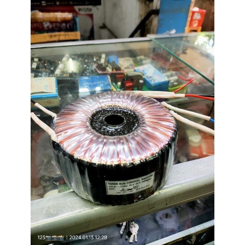 Jual trafo toroidal donat 0 22v 6A 15v ct 15v 2A murni spek balap ...