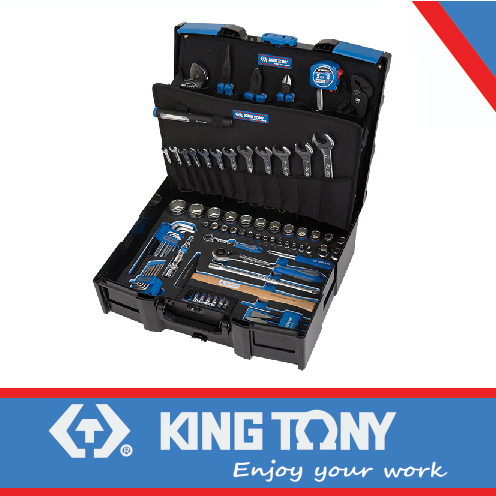 Jual 112PC COMBINATION TOOL BOX SET 1/4" & 1/2"DR - KING TONY 9052 ...