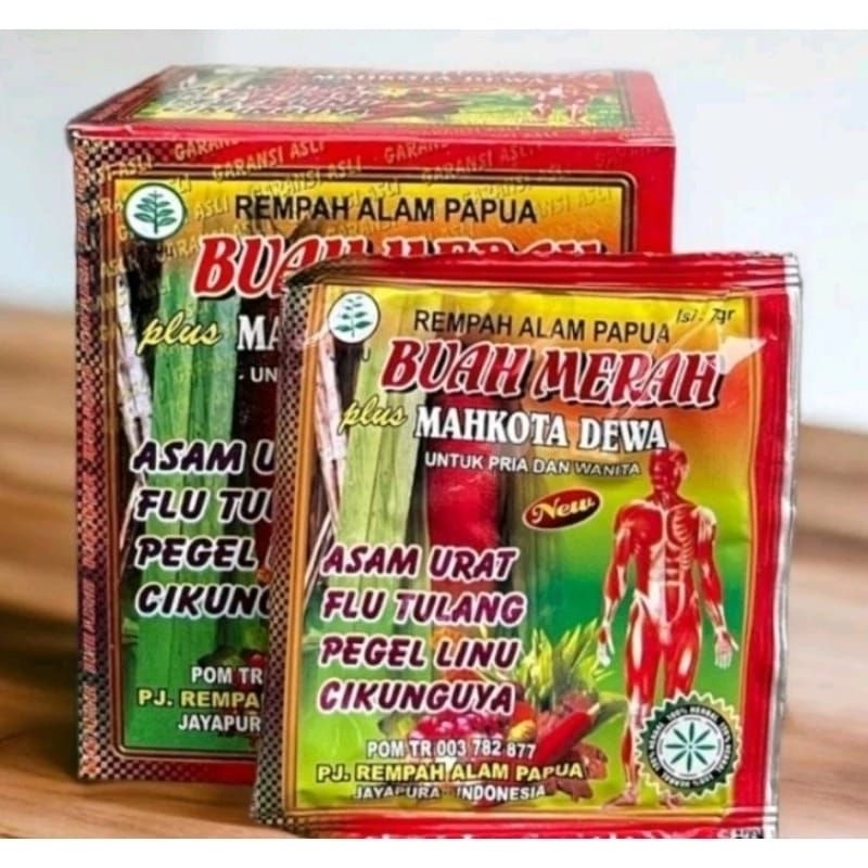 Jual MAHKOTA DEWA BUAH MERAH ALAM PAPUA | Shopee Indonesia