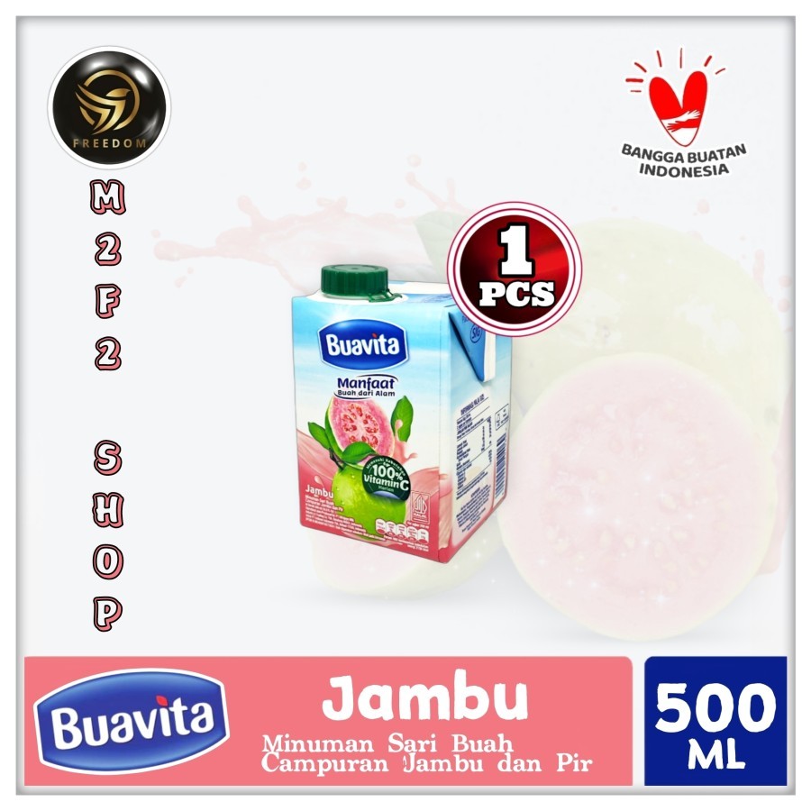 Jual Jus Buavita Rasa Jambu Kotak | Juice Guava - 500 ml (Kemasan ...