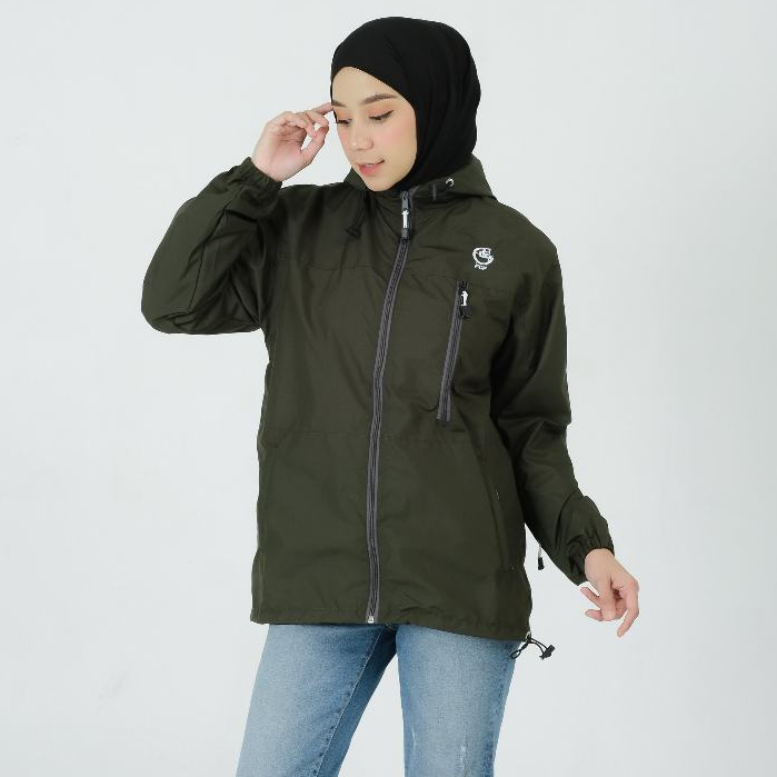 Jual Jaket Parasut Wanita Waterproof Model Ararat Size S M L XL XXL ...