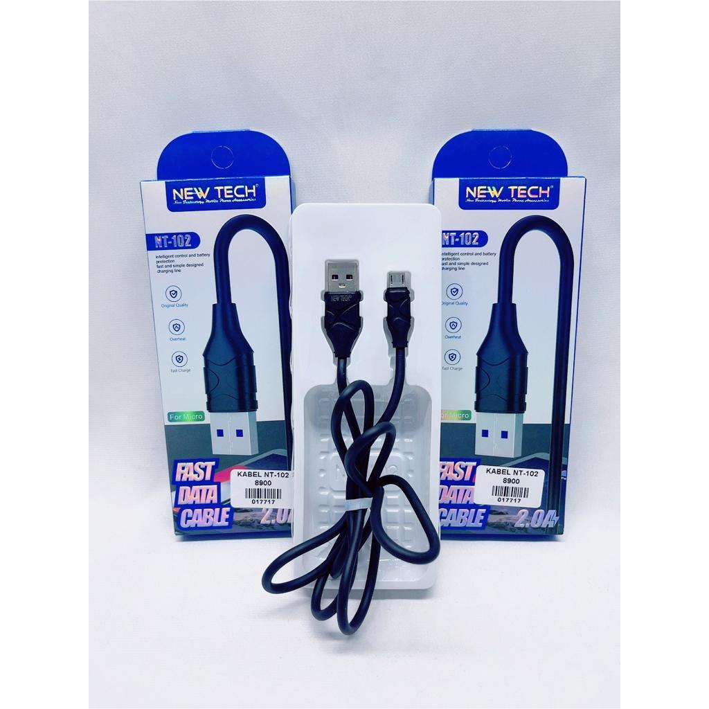 Jual KABEL USB NEWTECH 2.0A NT-102 COLOUR 1M ANROID,TYPE-C | Shopee ...