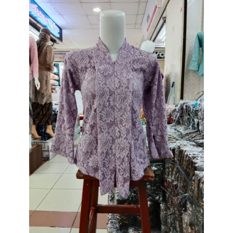Jual ATASAN KEBAYA FLOY BROKAT KARTINI JUMBO LD 130 CM / KEBAYA ENCIM BUSUI FRIENDLY / KEBAYA ...