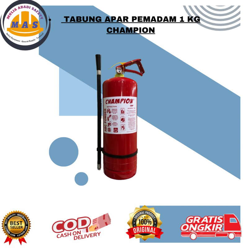 Jual TABUNG APAR PEMADAM KEBAKARAN 1 KG MERK CHAMPION / Tabung Apar ...