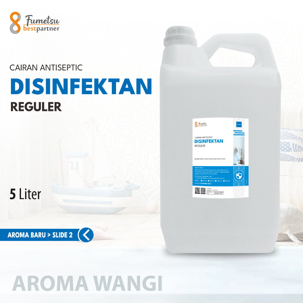 Jual Desinfektan Reguler Varian Aroma Segar 5 Liter / Cairan ...