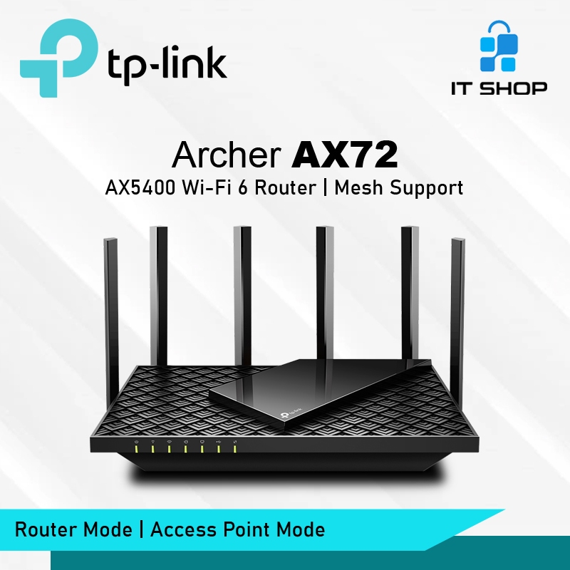 Jual TP-Link Archer AX72 AX5400 Dual-Band Gigabit Wi-Fi 6 Router ...