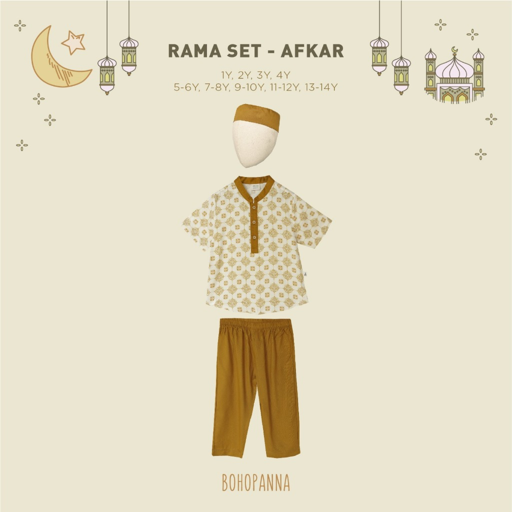 Jual [RAMADAN SALE] BOHOPANNA - RAYA COLLECTION - RAMA SET - Baju Lebaran Anak Laki-Laki - Baju ...