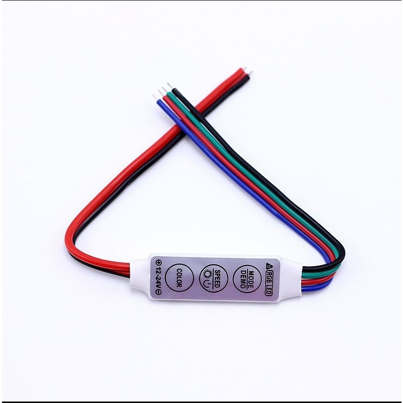 Jual MODUL 4 KABEL RGB 12 VOLT 24 VOLT VARIASI PENGEDIP | Shopee Indonesia