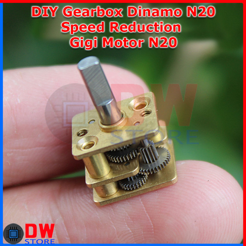 Jual Gearbox Speed Reduction Dinamo Motor DC N20 Box Gigi N20 | Shopee ...