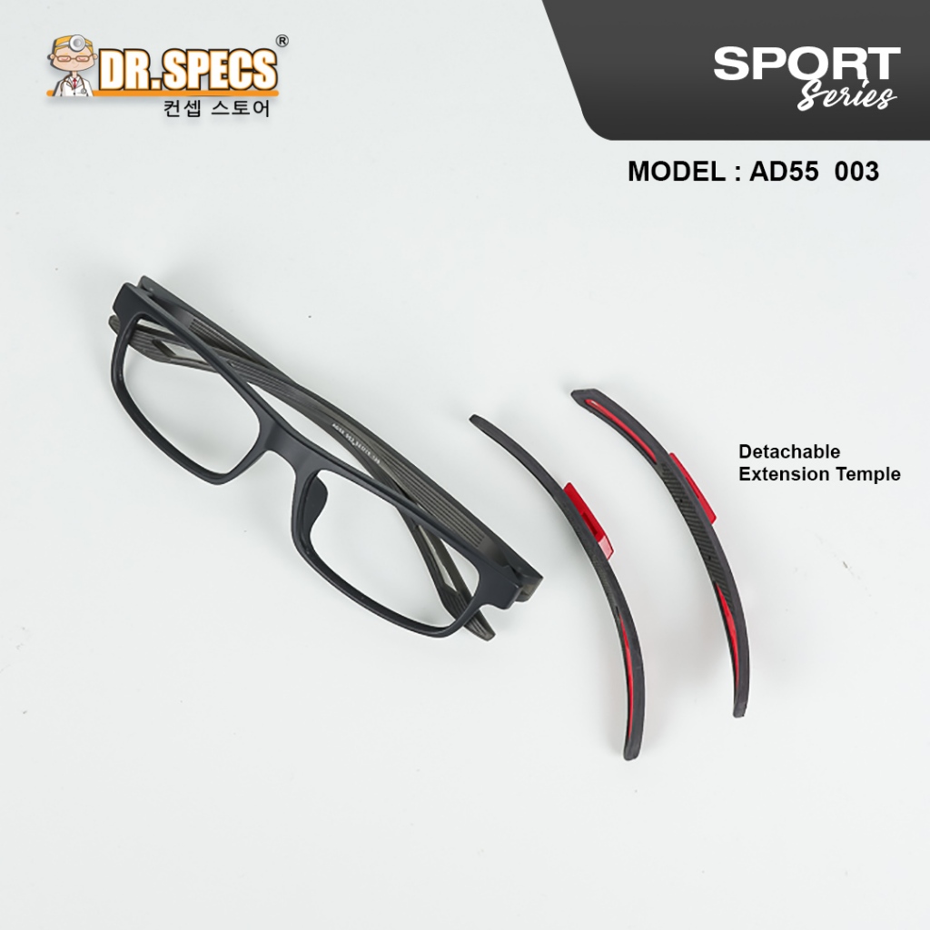 Jual DR SPECS Kacamata SSB Series (Sport Series) AD55 - 003 | Shopee ...