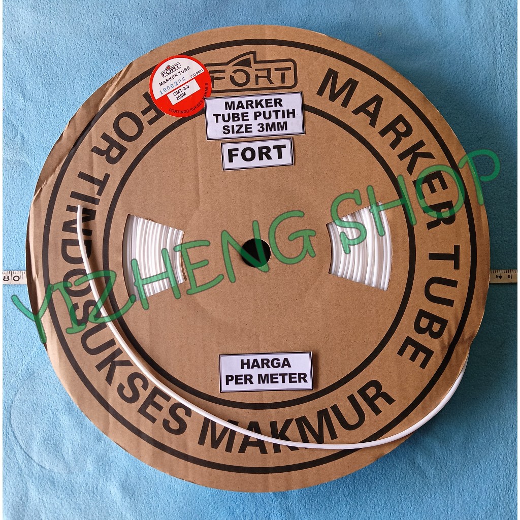 Jual MARKER TUBE PUTIH TYPE MT-3 SIZE 3MM HARGA PER METER | Shopee ...