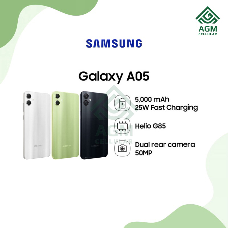 Jual HANDPHONE SAMSUNG GALAXY A05 RAM 6GB/128GB | 4GB/128GB | 4GB/64GB ...