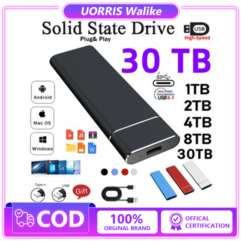 Jual SSD Laptop Portable SSD External SSD Eksternal dengan Kapasitas ...