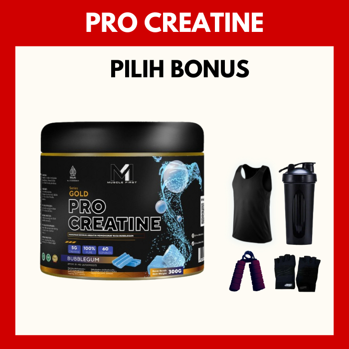 Jual M1 Muscle First Pro Gold Creatine 300 gram / MuscleFirst Creatine ...
