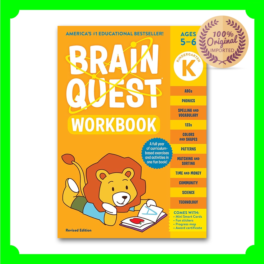 Jual Brain Quest Workbook Grade K Ages 5-6 (NEW) | Shopee Indonesia