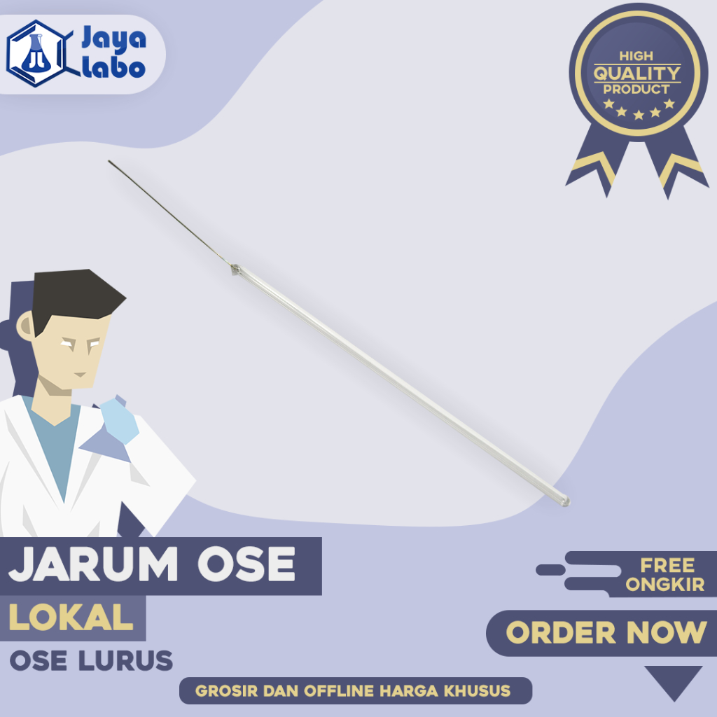 Jual JARUM OSE /OSE LURUS GAGANG KACA /JARUM INOKULASI/ INOCULATION ...