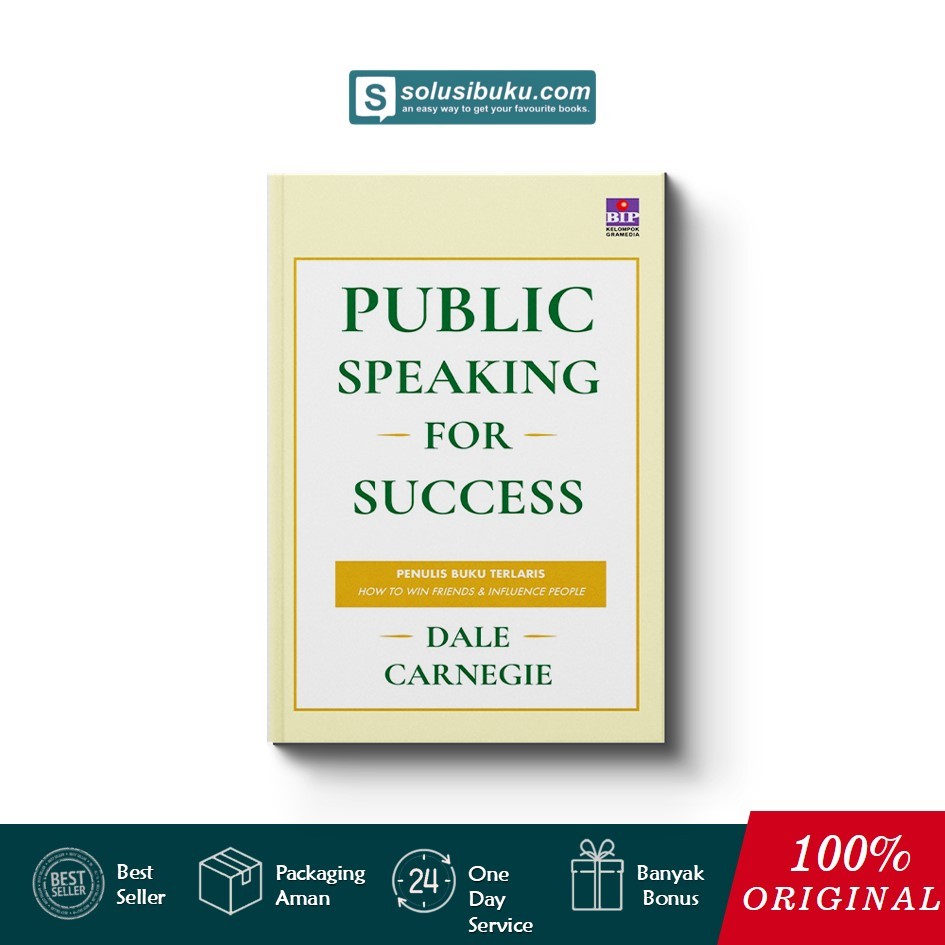 Jual Buku Public Speaking for Success (Bhuana Ilmu Populer) | Shopee ...