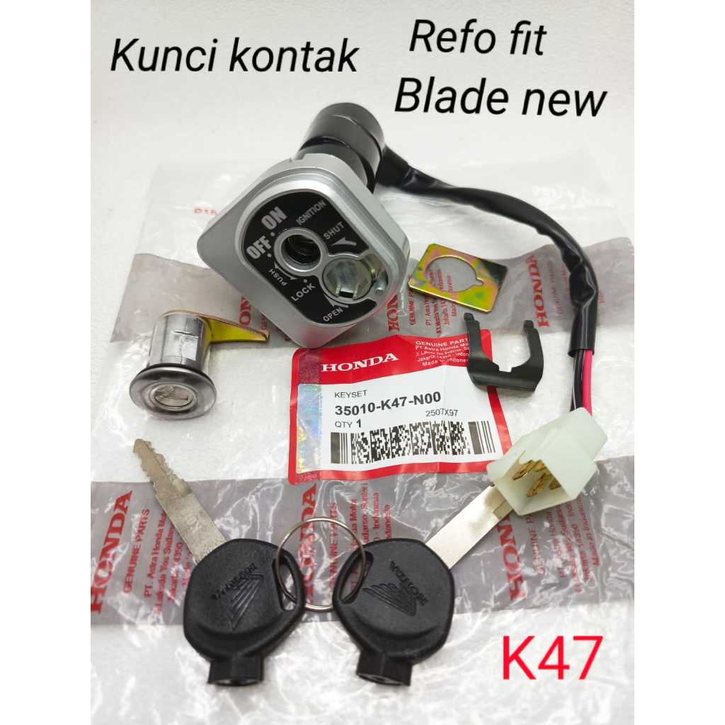 Jual KUNCI KONTAK SET JOK REVO FIT BLADE NEW SOCKET 4 ORIGINAL HONDA ...