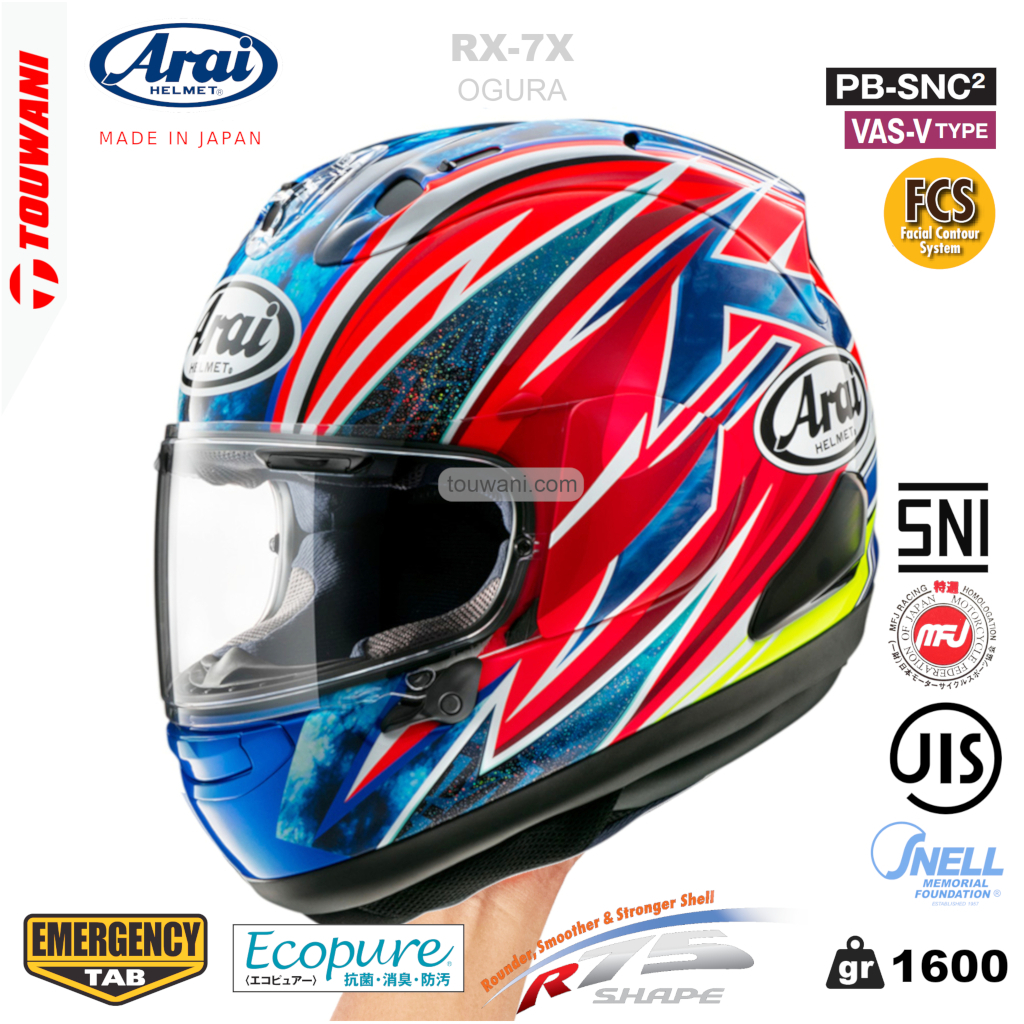 Jual Helm Arai RX-7X RX7X Ogura | Shopee Indonesia