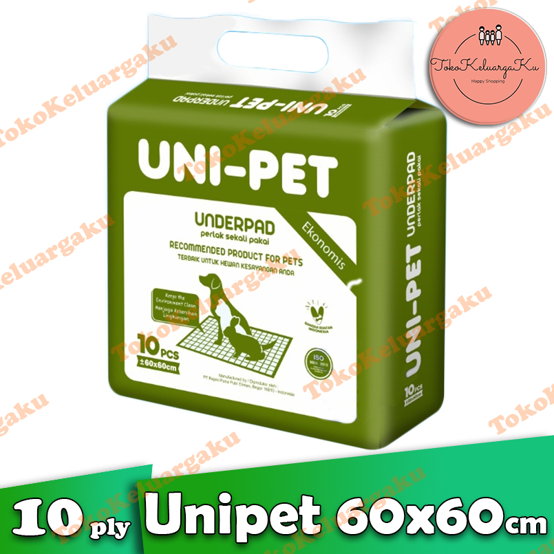 Jual Underpad Unipet alas pipis anjing kucing kelinci 60x60 alas ...