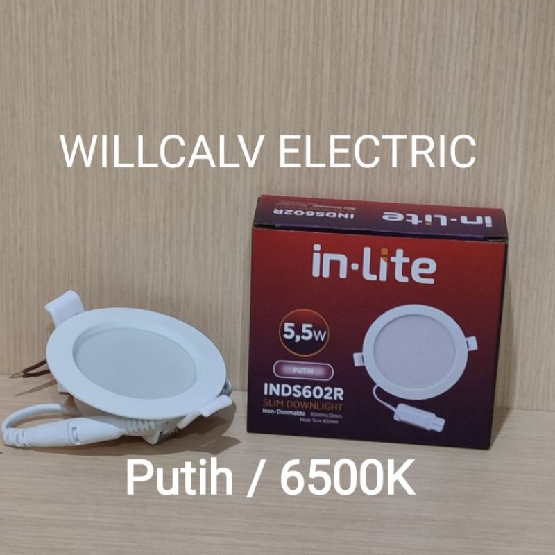 Jual Lampu Downlight Led Inlite INDS602R 5,5W 2,5 inchi Cahaya putih ...