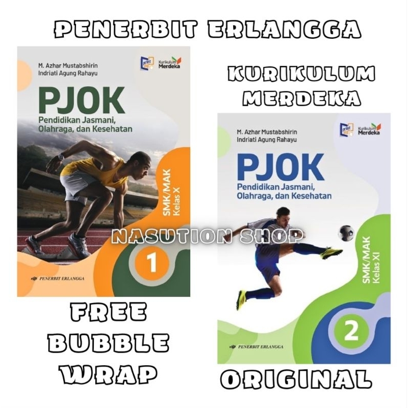 Jual Buku PJOK Kelas 1 2 / 10 11 SMK Erlangga Kurikulum Merdeka Km - Penjasorkes - Pendidikan ...