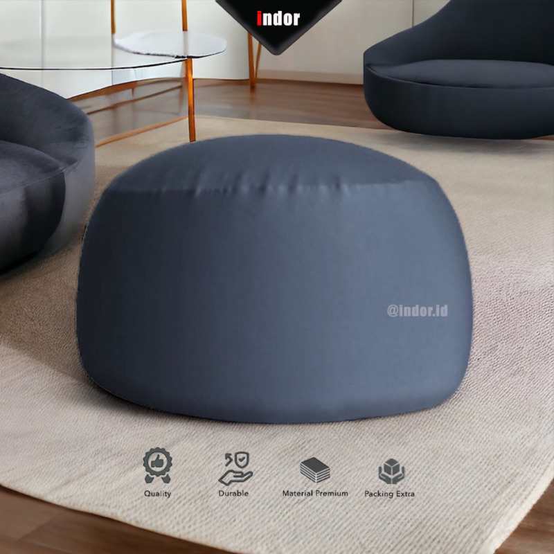 Jual indor.id BEANBAG OMY Plus isi Size Super Besar POLYESTER STRETCH Beang Elastis | Shopee ...