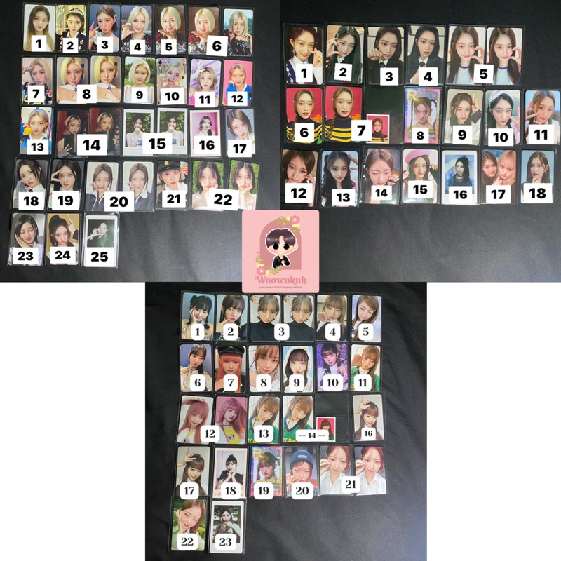 Jual Photocard PC GAEUL REI LEESEO Album IVE Eleven Love Dive After Like I've IVE MINE POB SSQ ...