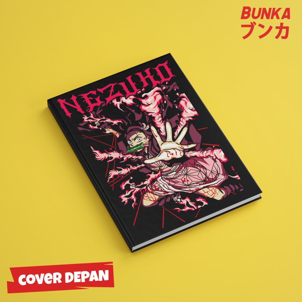 Jual Note Book Anime Demon Slayer Nezuko Demon Skill Hardcover A5 Buku ...
