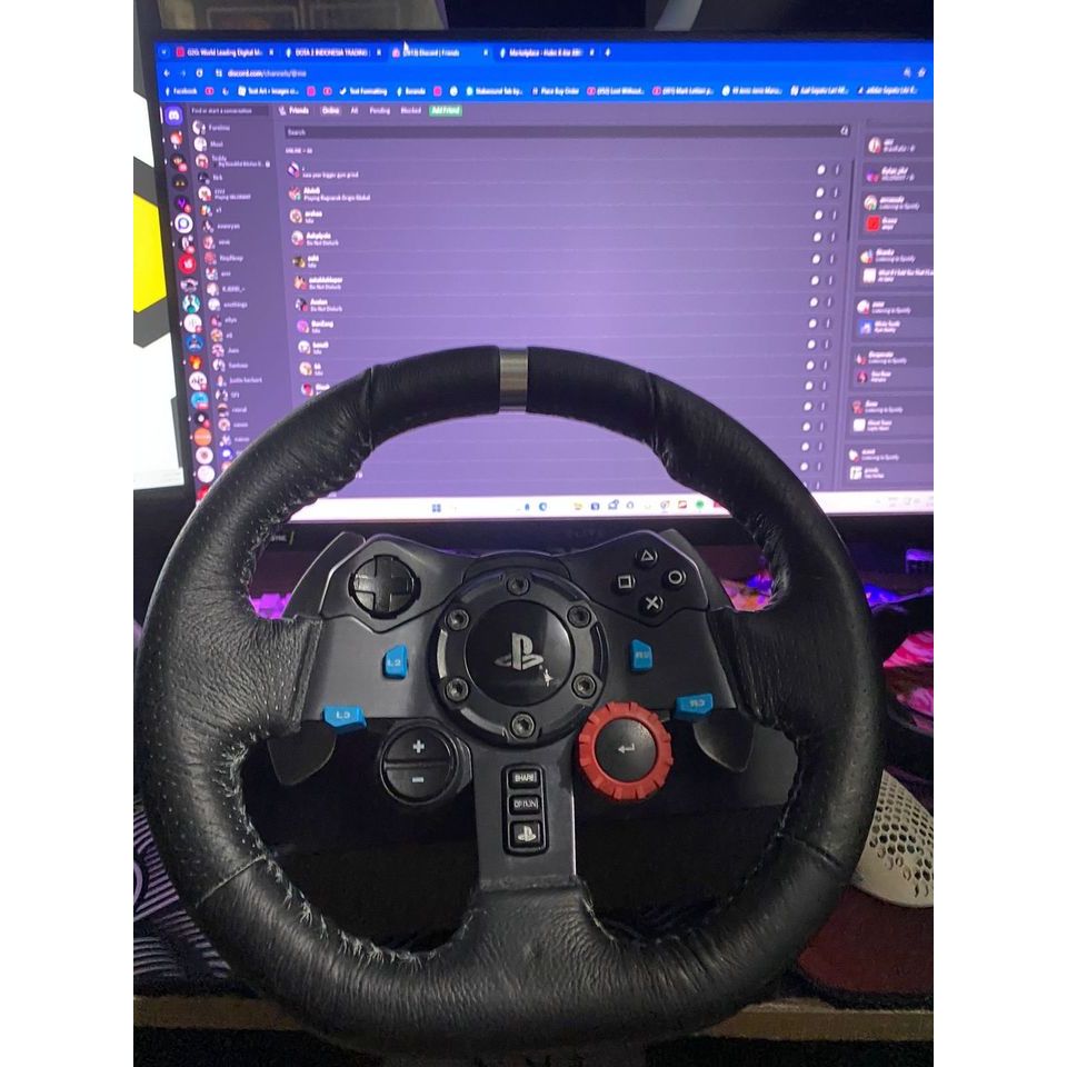 Jual Steering Wheel Logitech G29 Fullset Tanpa Shifter Second | Shopee ...