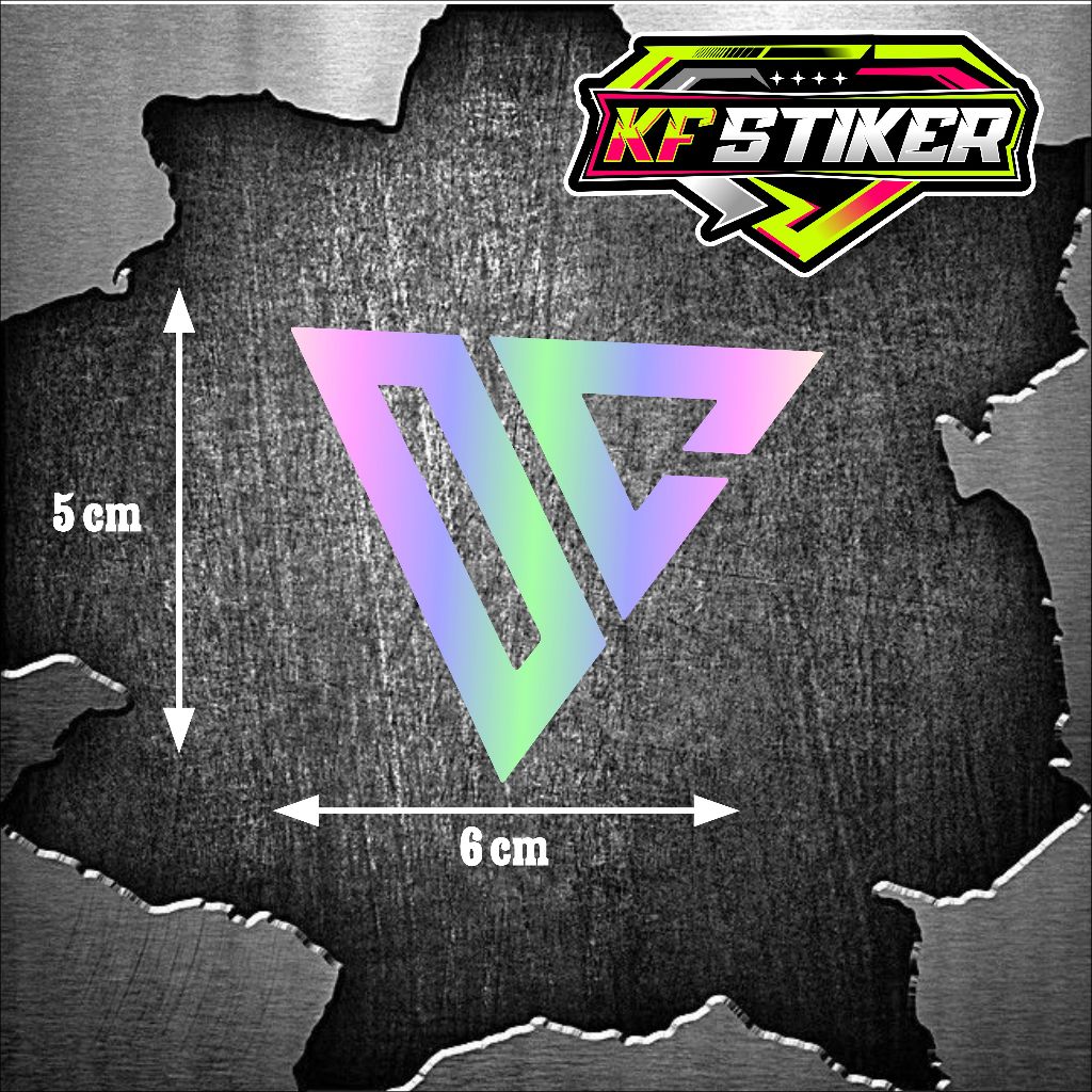 Jual KF Stiker / Stiker DC Logo / Sticker Racing Logo / Sticker Motor ...