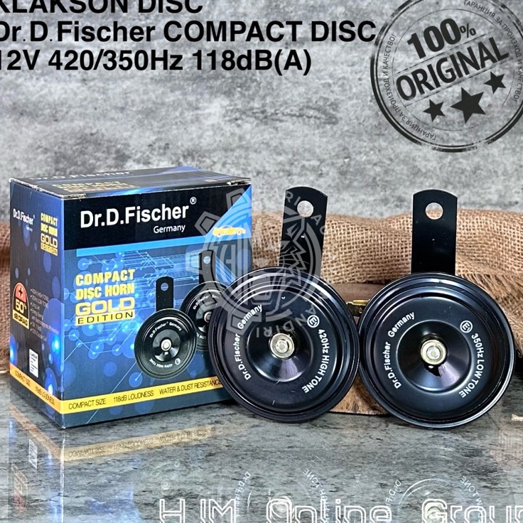 Jual Ready PCh KLAKSON COMPACT DISC HORN 12V DR D FISCHER GERMANY ...