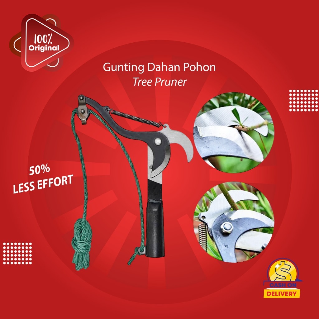 Jual Gunting Dahan Tarik Pisau Tali Pohon Multifungsi Alat Tamanan Peralatan Kebun Tree Pruner ...