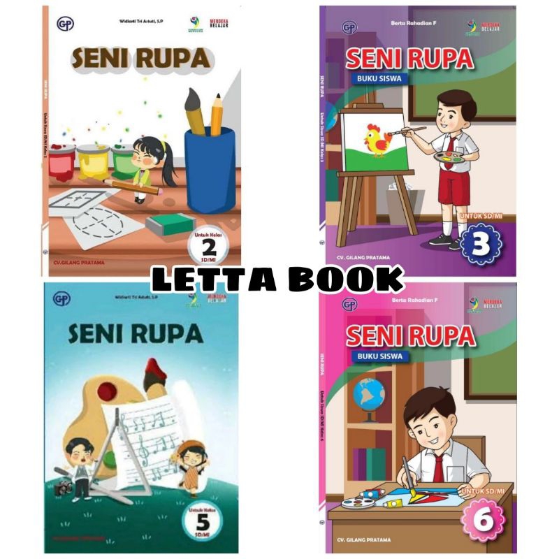 Jual BUKU SENI RUPA KELAS 2 3 5 6 SD/MI KURIKULUM MERDEKA CV GILANG PRATAMA | Shopee Indonesia