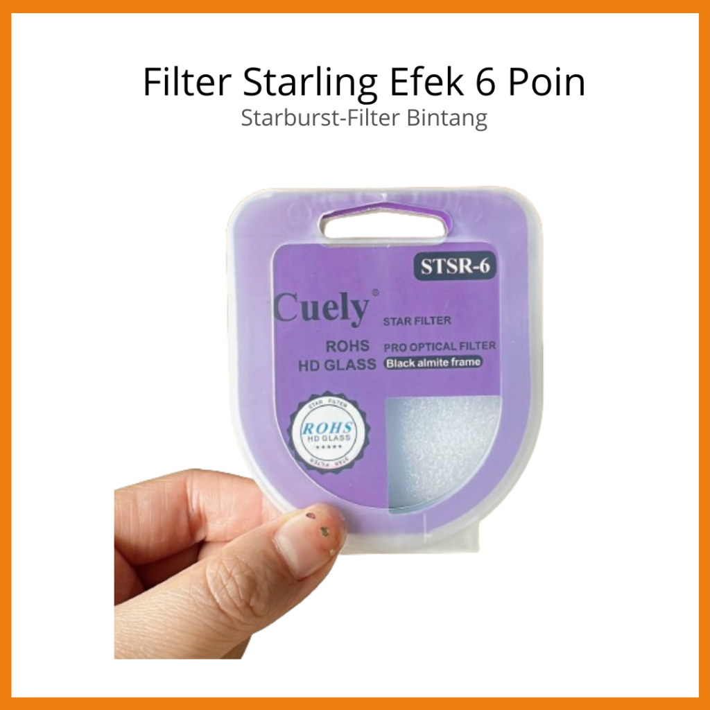 Jual Filter Starlight Efek 6 Poin Starburst - Filter Bintang | Shopee ...