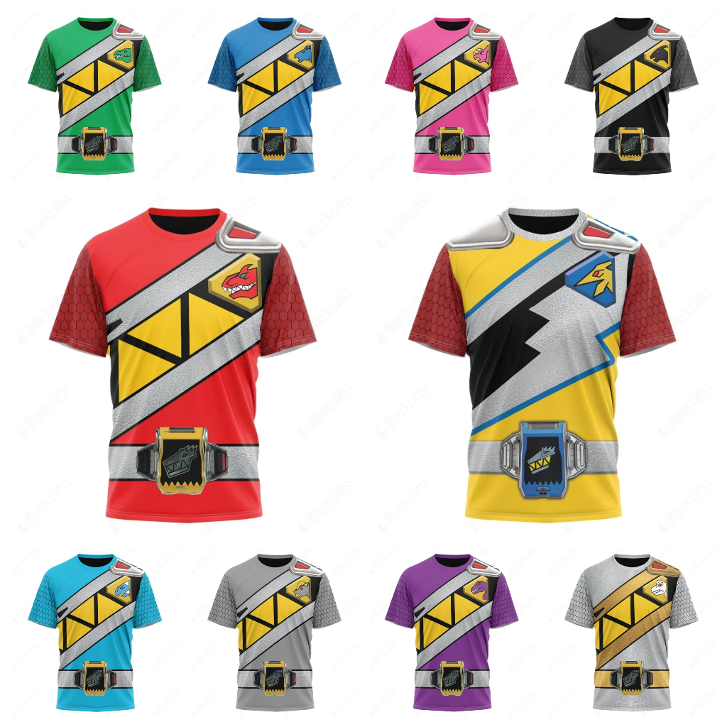 Jual Kaos Power Rangers Dino Charge Kaos Anak Zyuden Sentai Kyoryuger ...